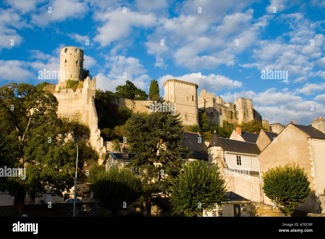 Chinon castle hi-res stock photography and images - Alamy