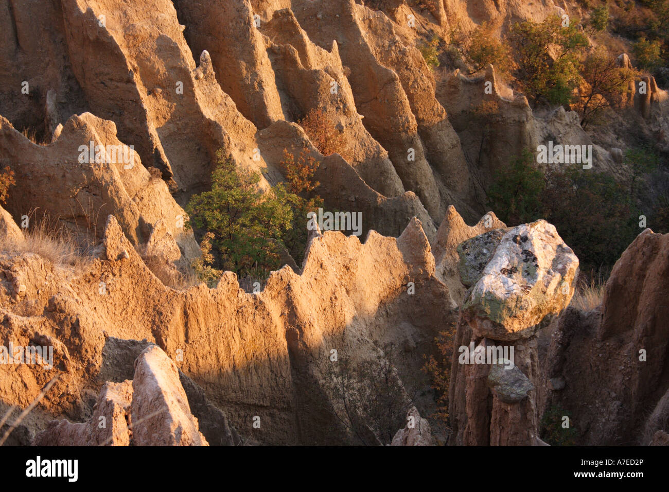 View of The Stob Pyramids Rila Mountain Bulgaria Stock Photo - Alamy