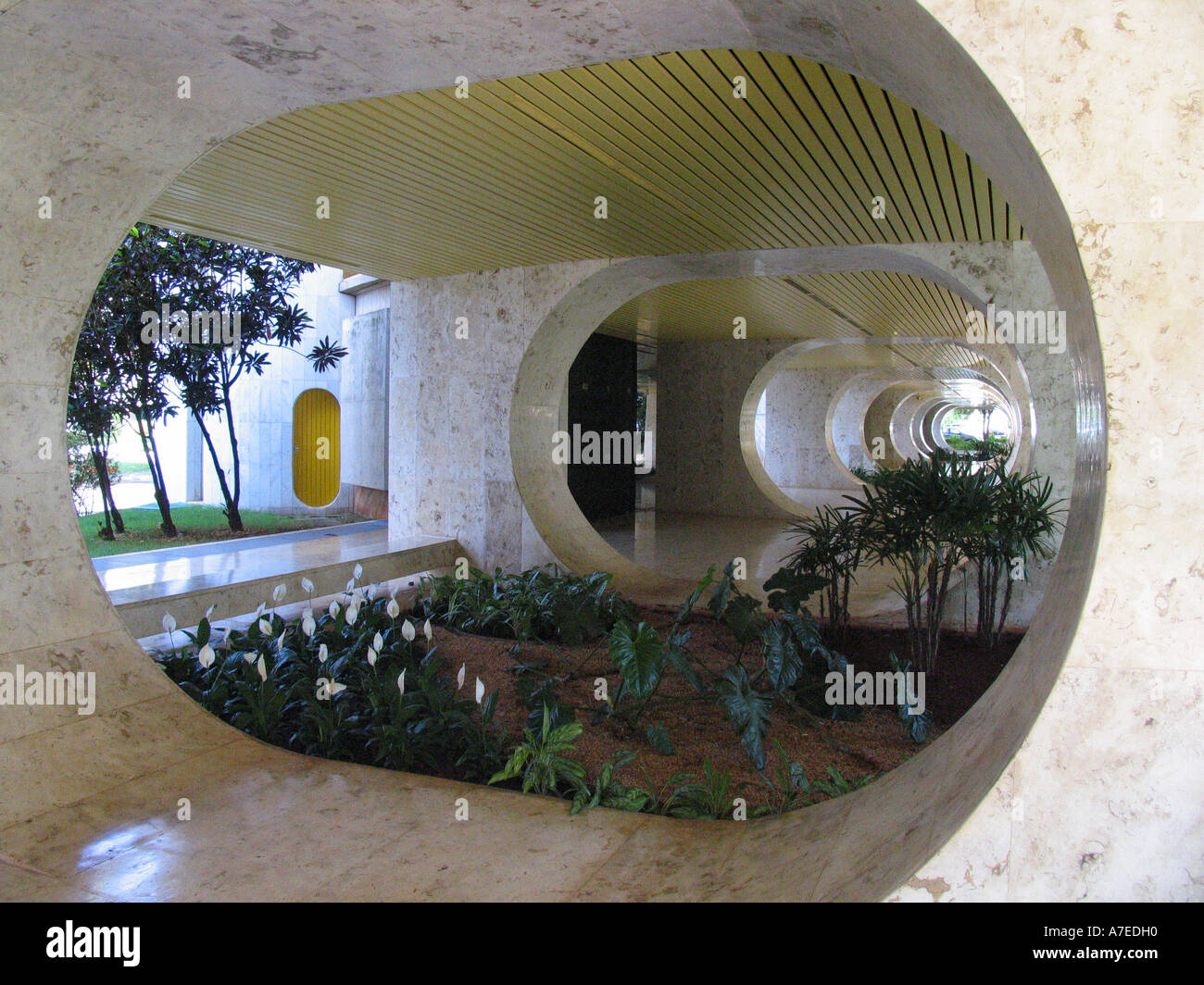 The residential building where Kilma lives, in Brasilia-BR Stock Photo ...