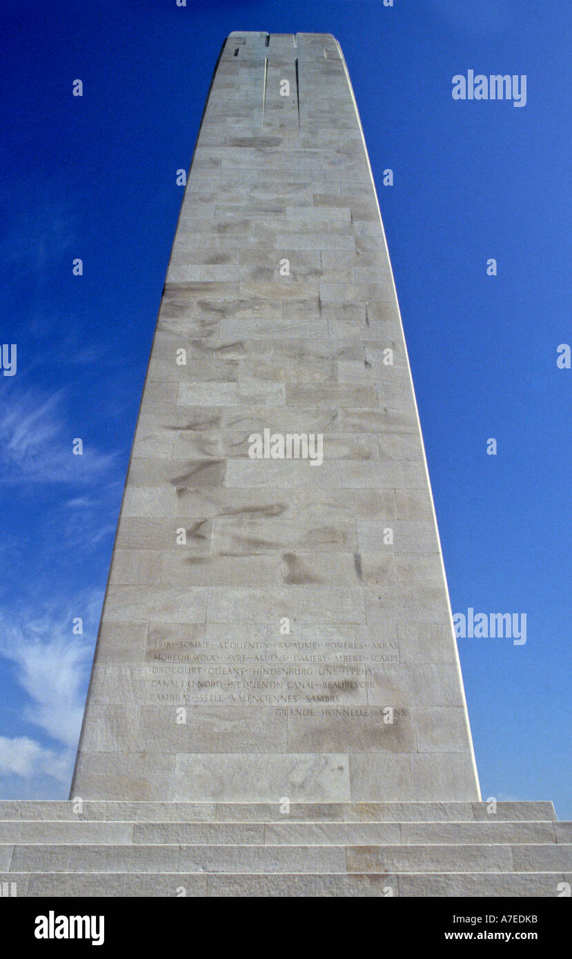 Canadian war memorial at Vimy Ridge, Arras, France Stock Photo - Alamy
