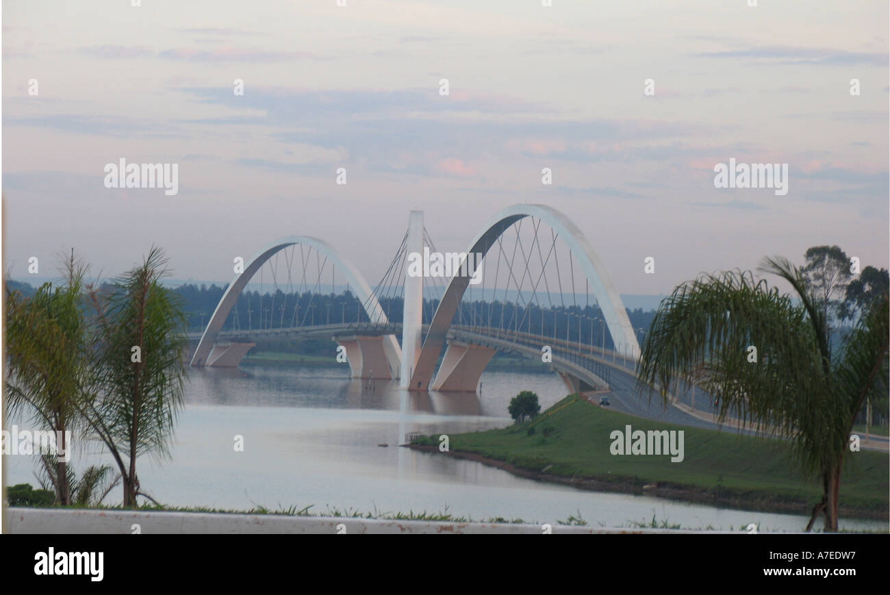 Brazilian beautiful wonderful photographic bridge at the capital of ...