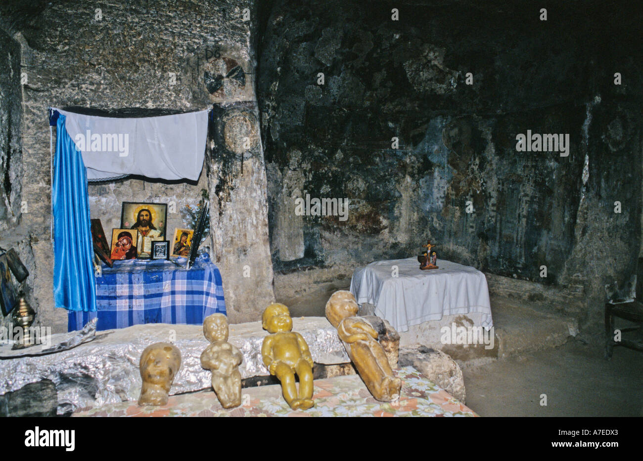 Catacombs of Ayia Solomoni, Paphos, Cyprus Stock Photo - Alamy