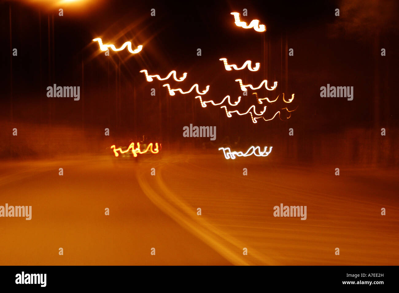 Soft focus traffic lights Stock Photo - Alamy