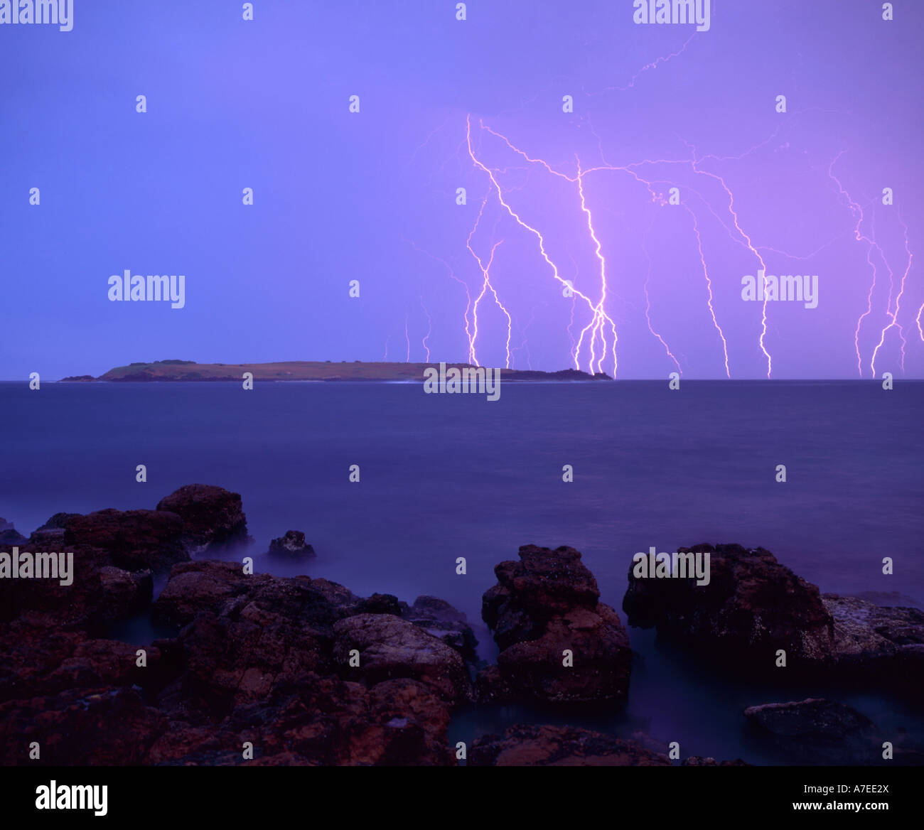 Big Island Storm Stock Photo - Alamy