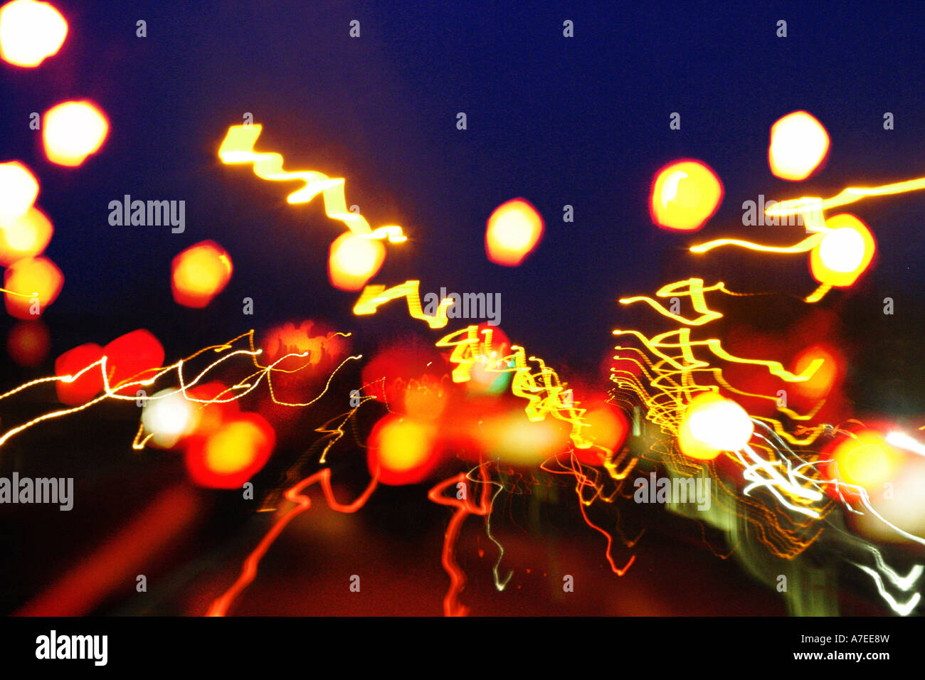 Soft focus traffic lights Stock Photo - Alamy