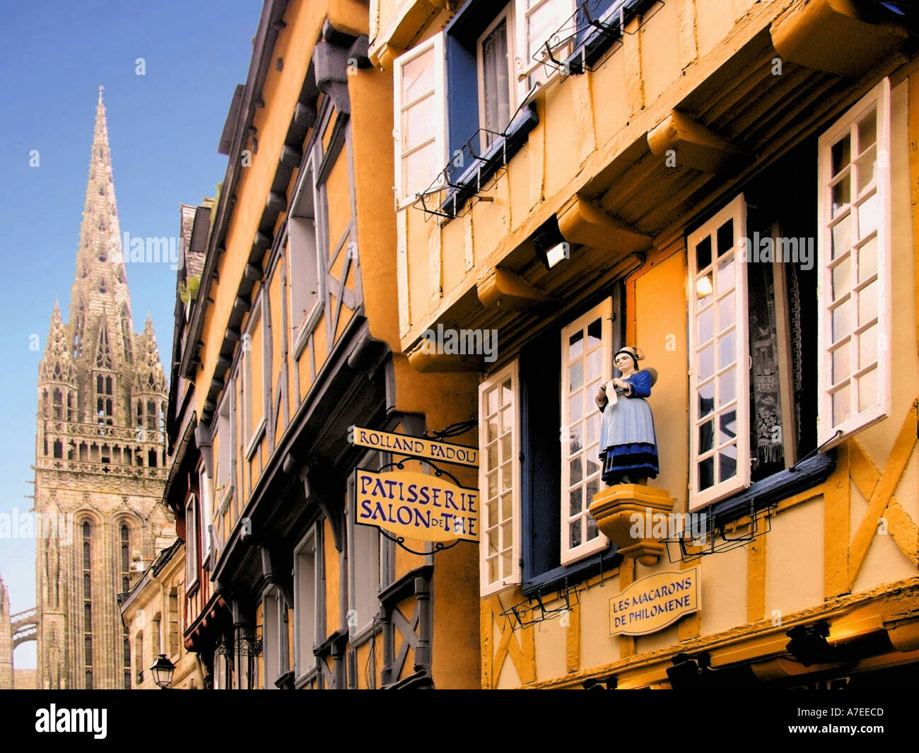 france brittany finistere quimper Stock Photo - Alamy