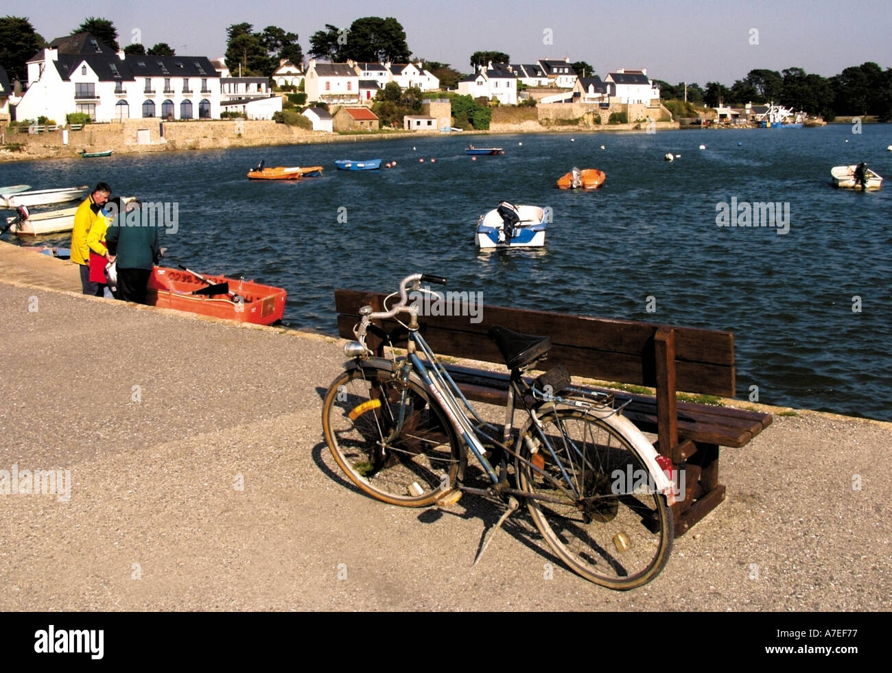 france brittany golfe du morbihan larmor baden Stock Photo - Alamy