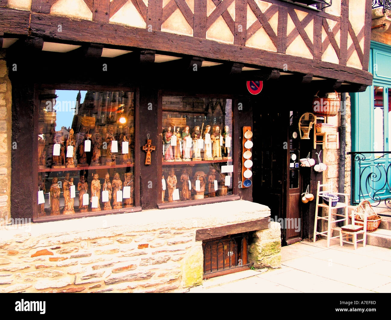 france brittany josselin david martyn hughes Stock Photo - Alamy