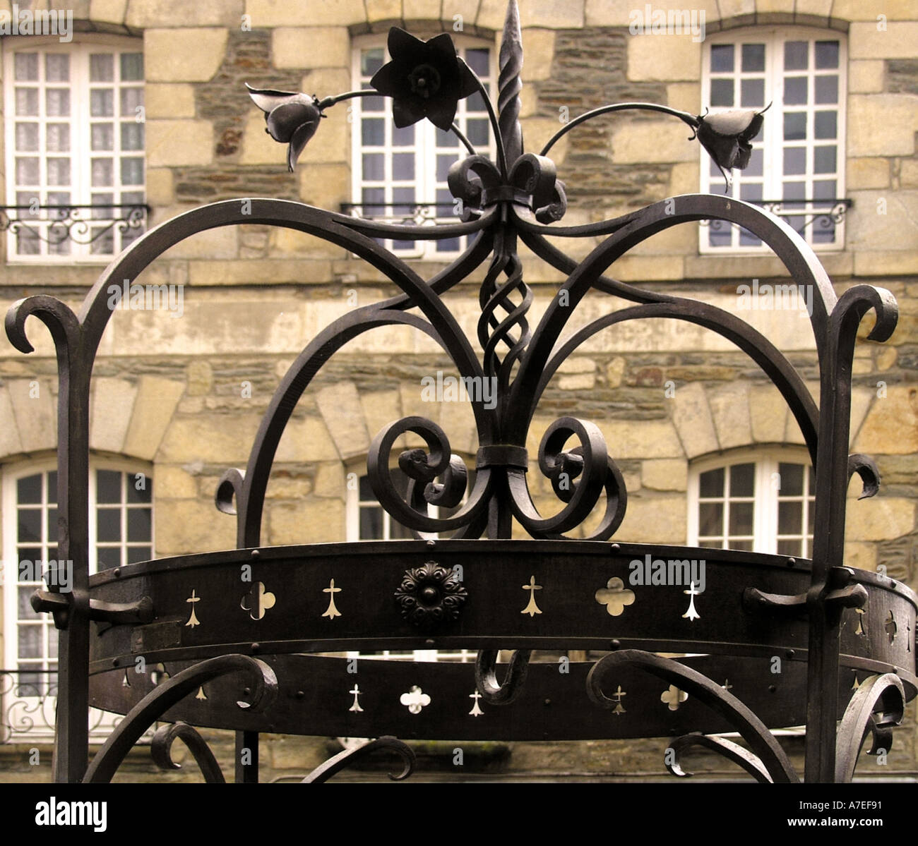 france brittany josselin david martyn hughes Stock Photo - Alamy