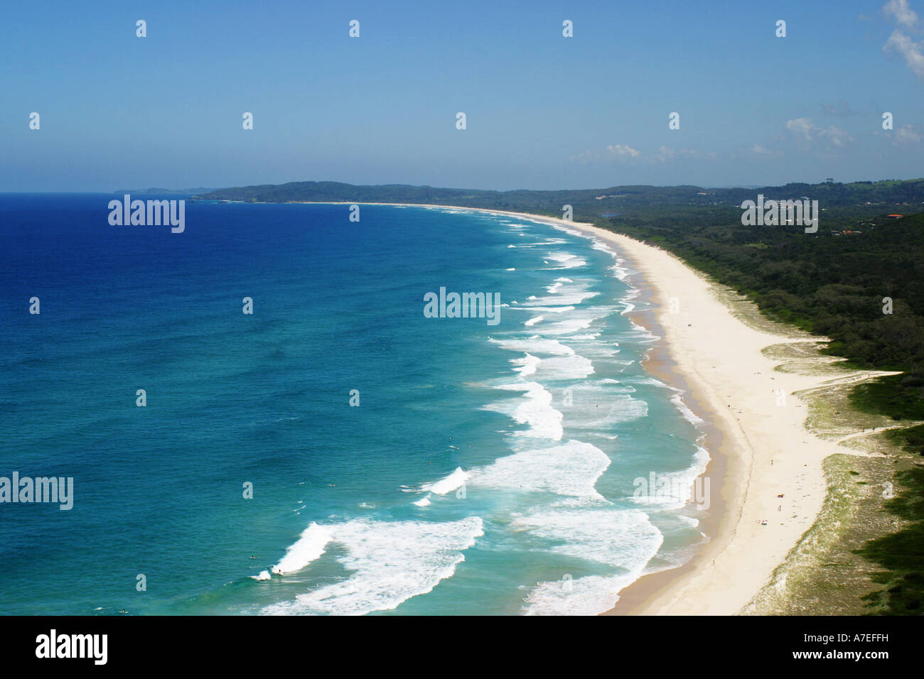 Tallows beach NSW Byron Bay nsw oceania australiasia Stock Photo - Alamy