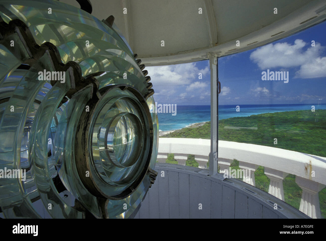 Mexico, Cozumel Lighthouse at Punta Sur Cenarain Stock Photo - Alamy