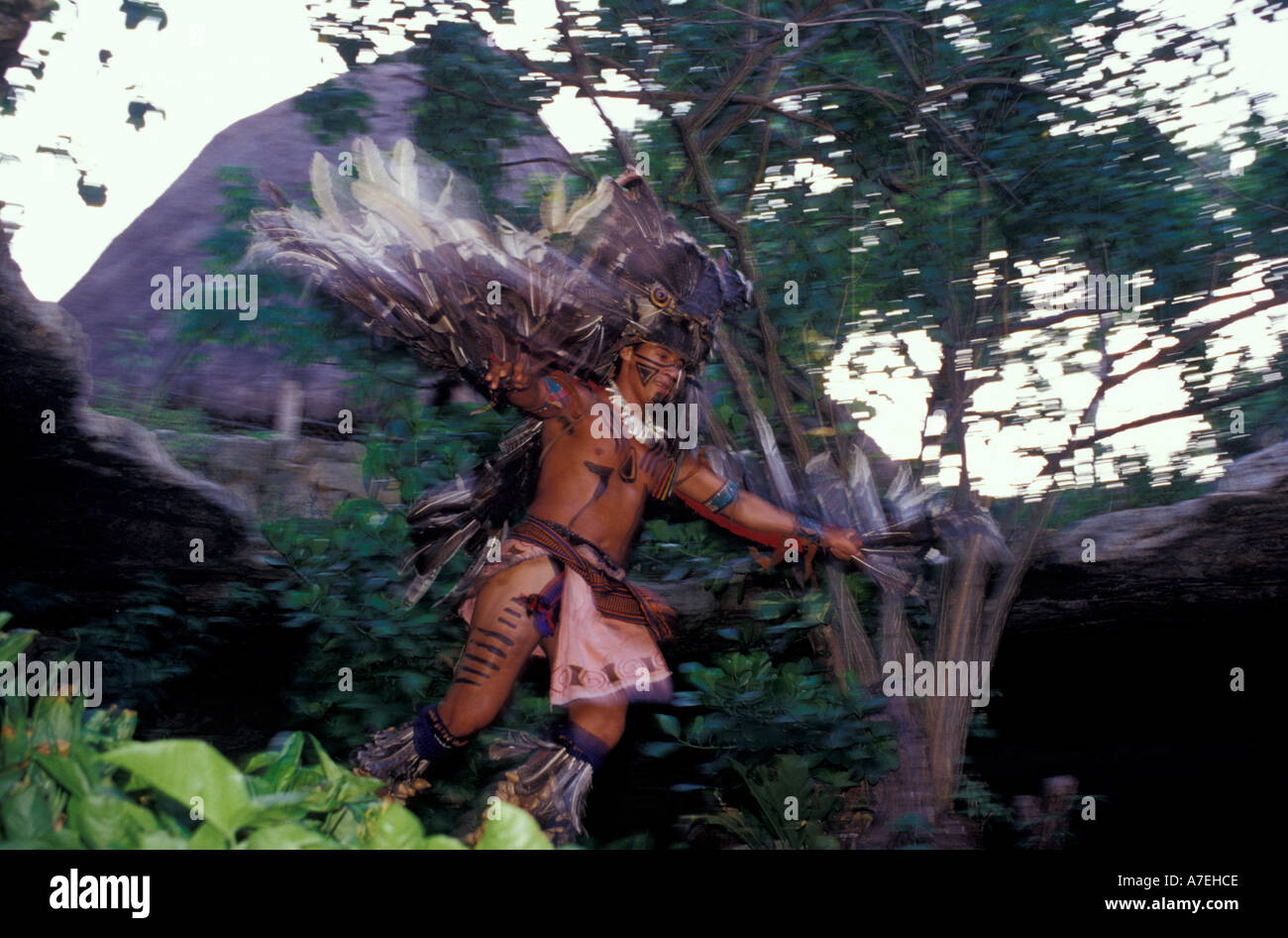 Mexico,Yucatan Peninsula, Xcaret, Mayan rituals and mystical dances ...
