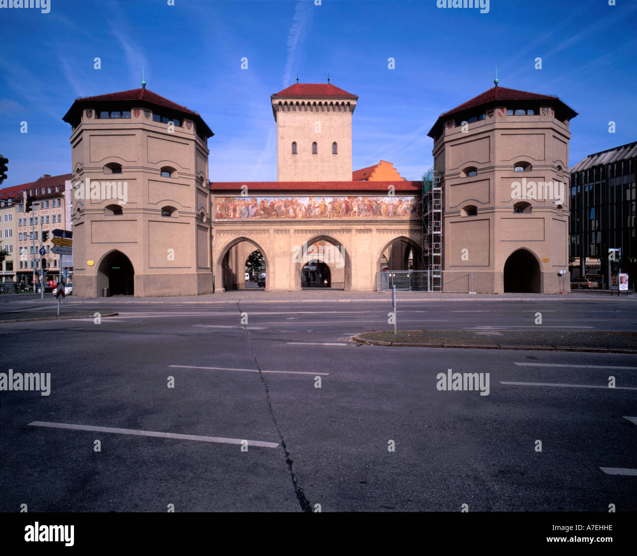 Isar Gate (Isartor) at Isarplatz Square Munich Germany Stock Photo - Alamy