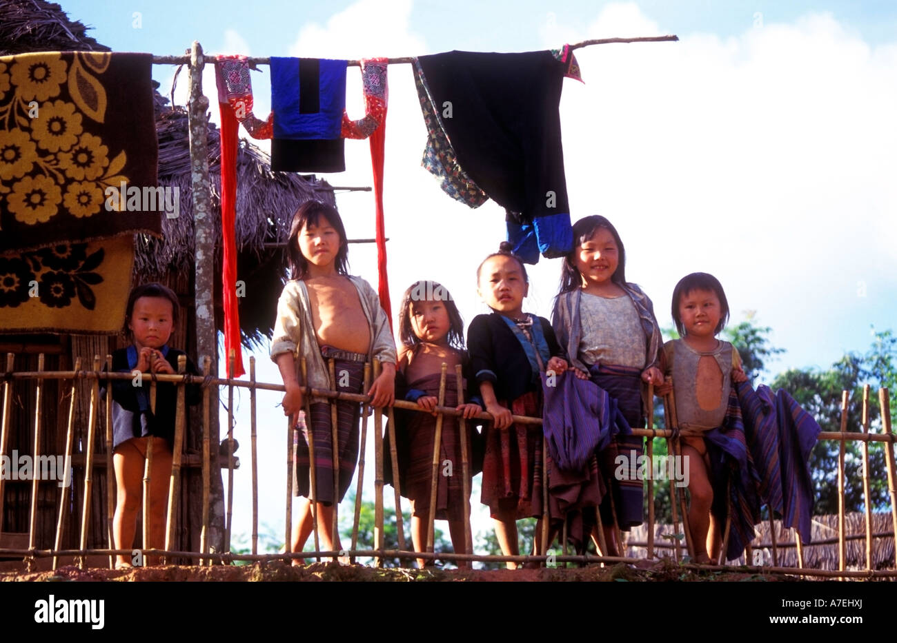 Poor kids fence hi-res stock photography and images - Alamy