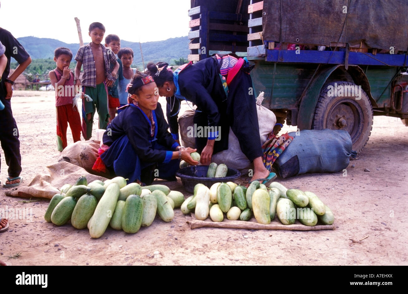 Hmong tribe villagers hi-res stock photography and images - Alamy