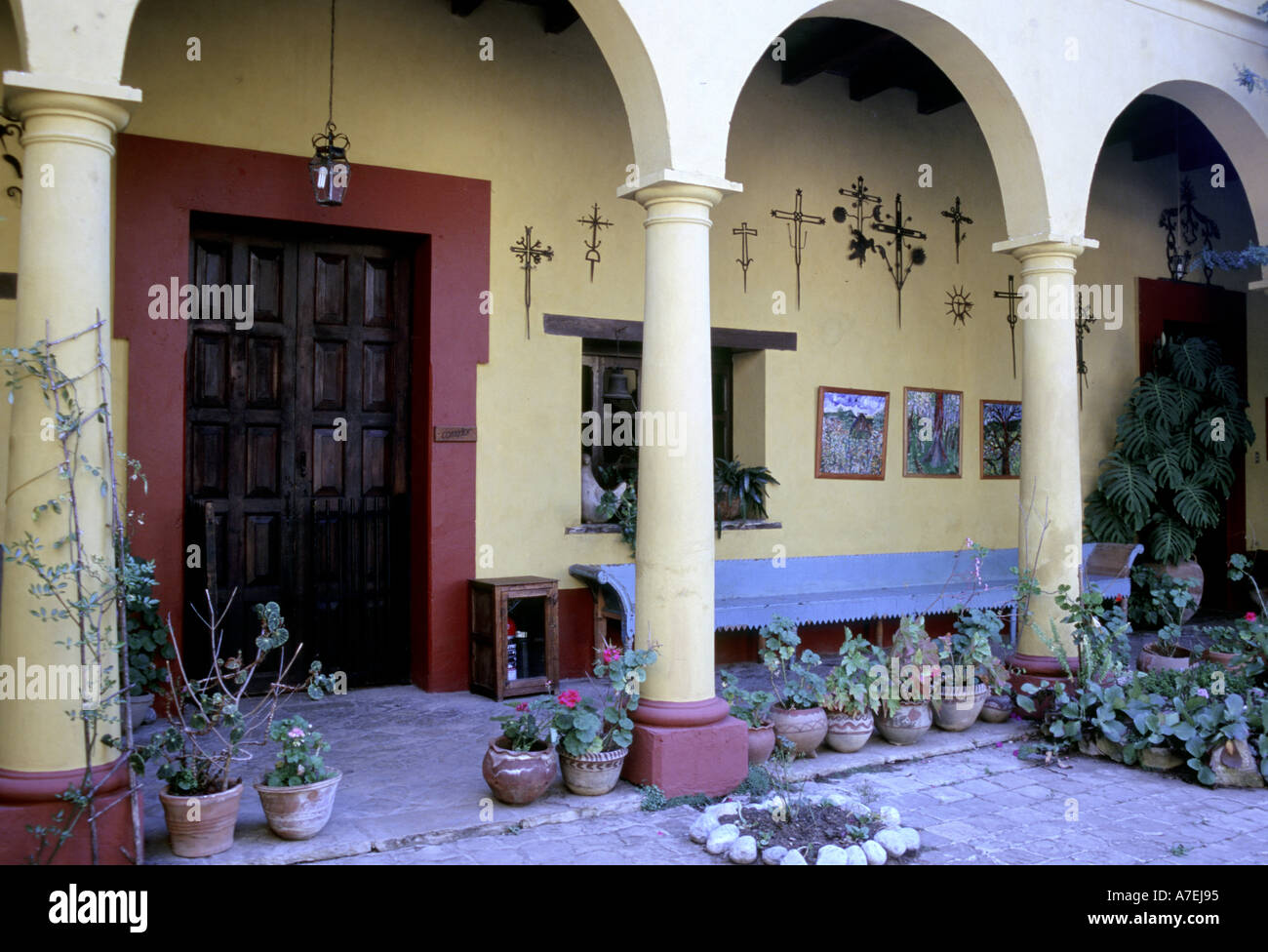 North America, Mexico, Chiapas, Cristobal de las Casas. Na Bolom museum ...