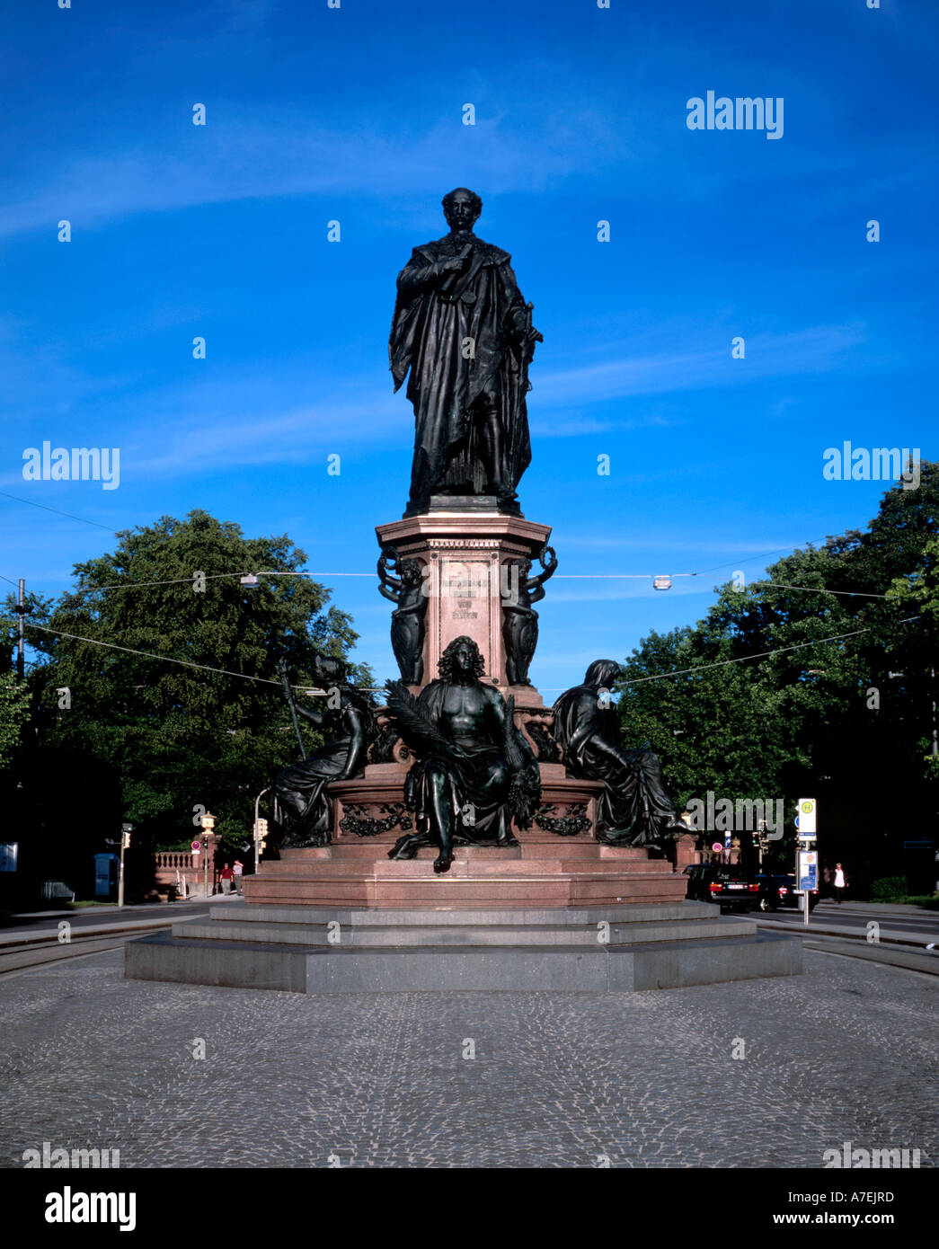 King Maximilian II statue Munich Germany Stock Photo - Alamy