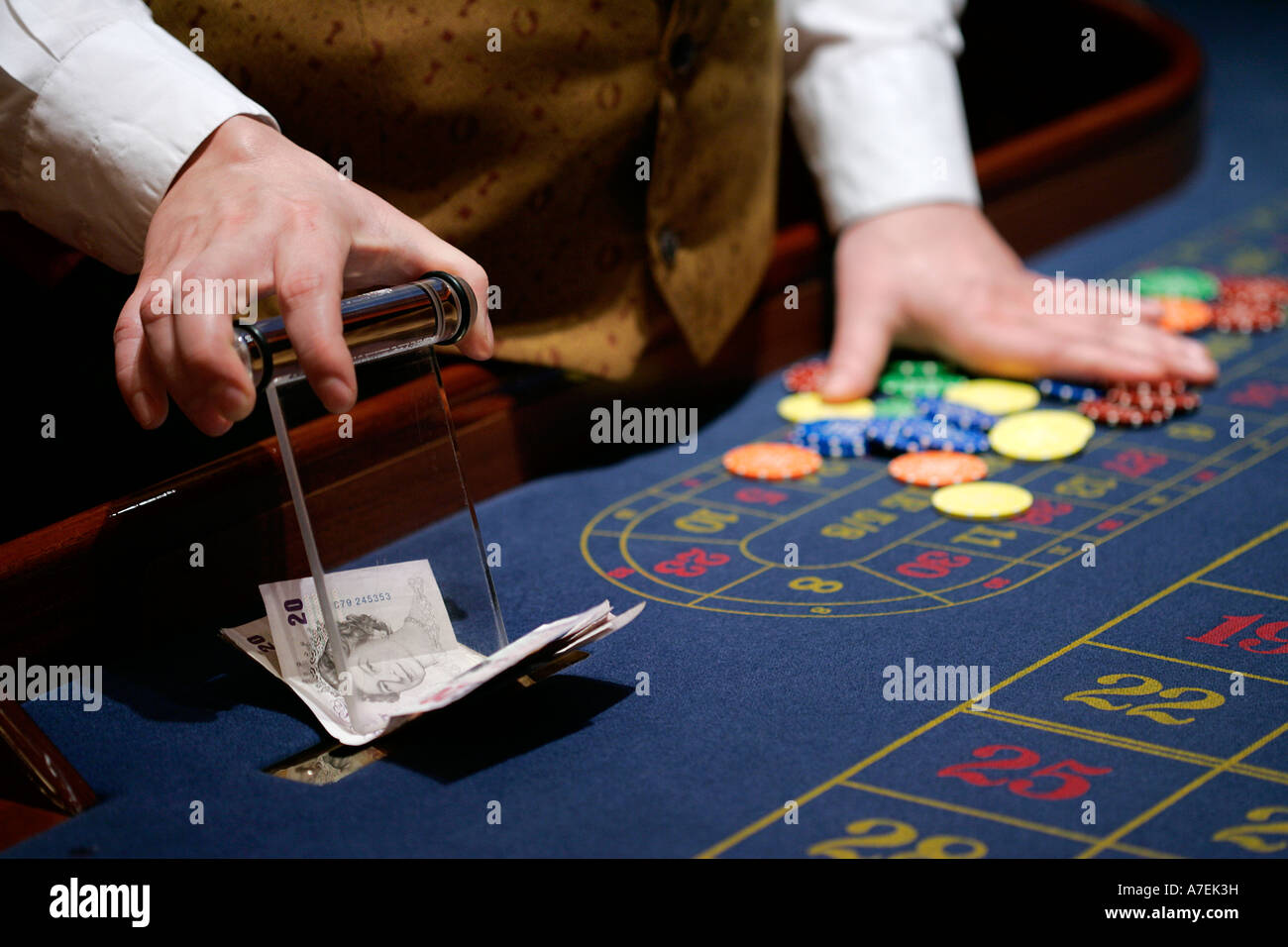 casino gambling easy money betting Stock Photo - Alamy