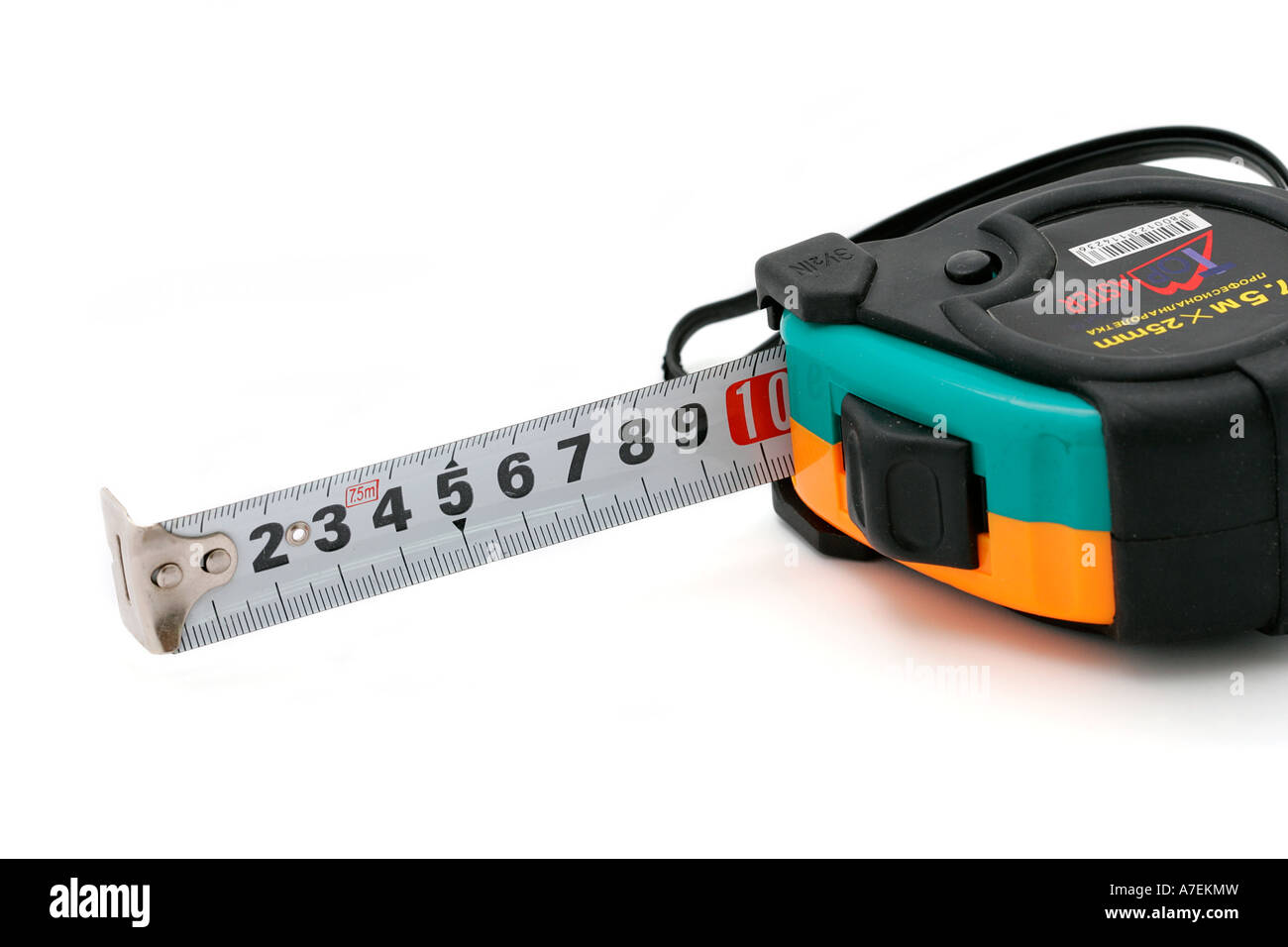 tape measure line on white background Stock Photo - Alamy