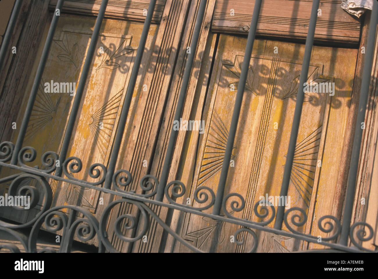 Mexican wrought iron gate hi-res stock photography and images - Alamy