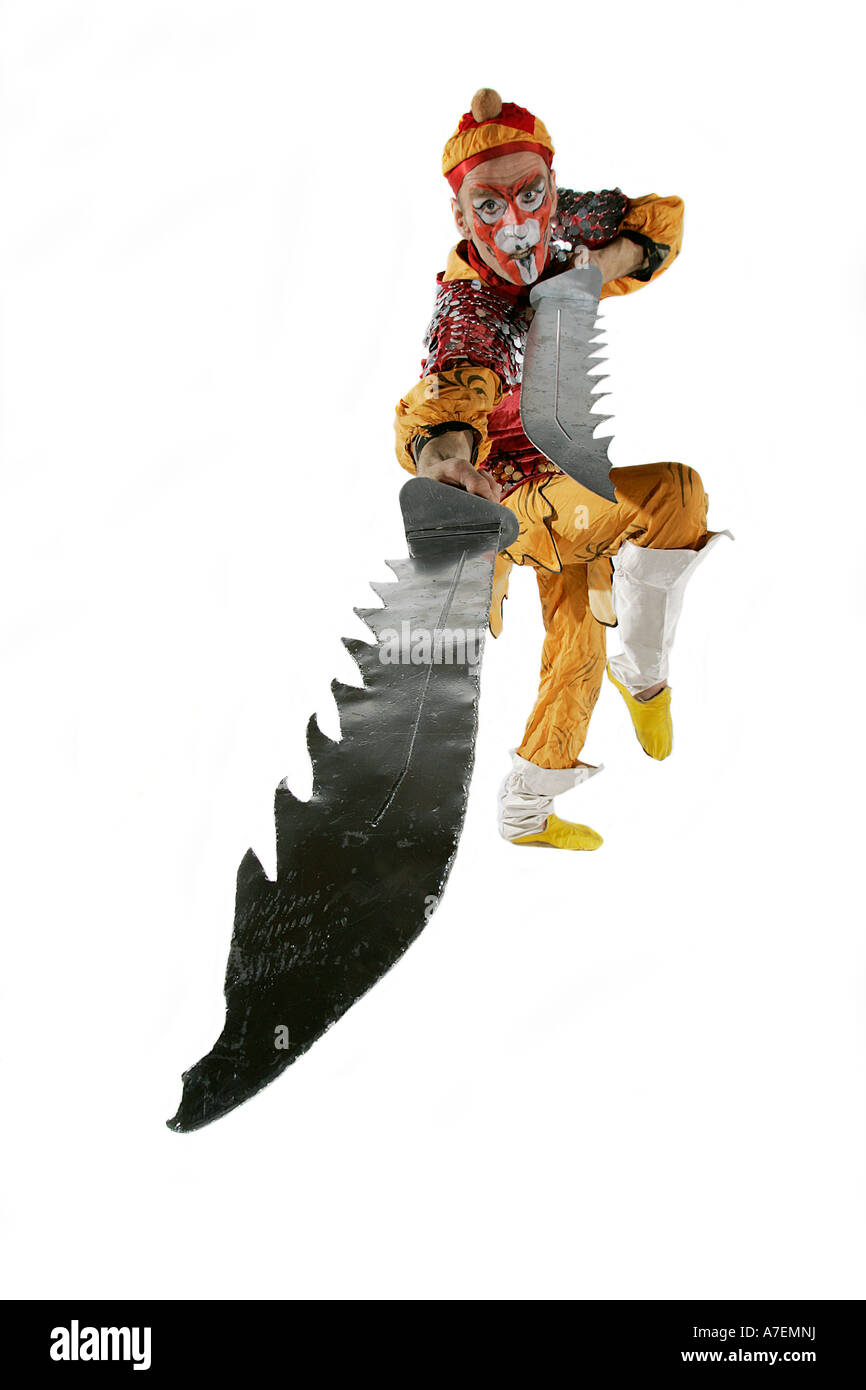 actor mime comedian sword Stock Photo - Alamy