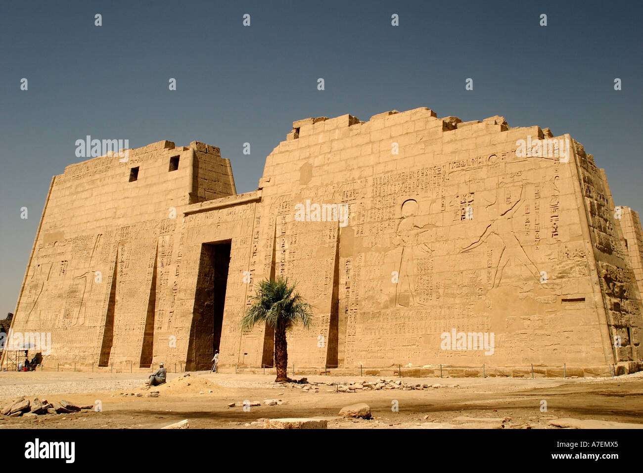 Egypt. Luxor. Habu temple Stock Photo - Alamy