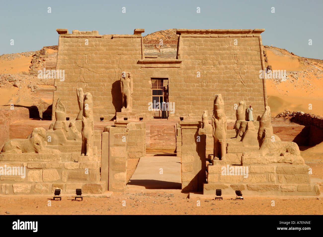Egypt. Seboua temple Stock Photo - Alamy