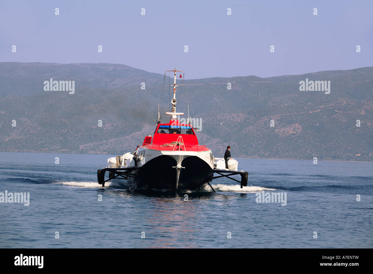 Flying dolphin hydrofoil ferry greece hi-res stock photography and images - Alamy