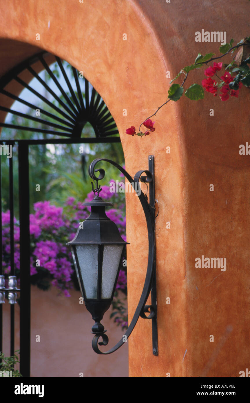Mexico, Jalisco, Puerto Vallarta. Adobe house entry Stock Photo - Alamy