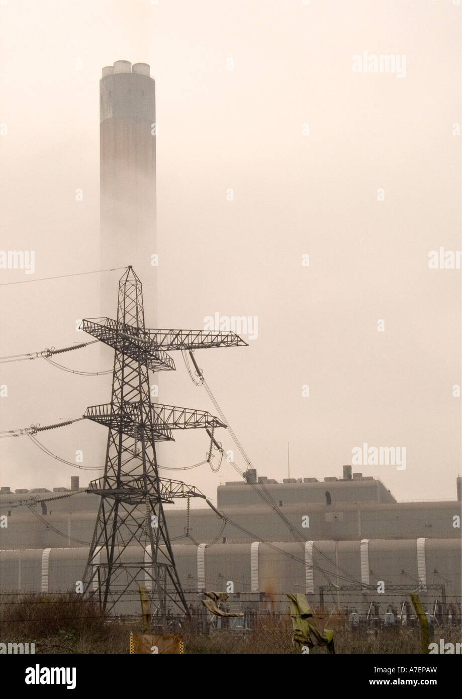 Power Station Kent England Stock Photo - Alamy