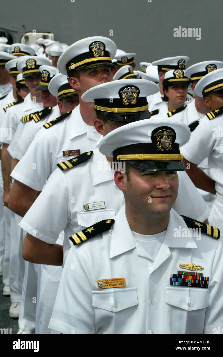 American naval officers hi-res stock photography and images - Alamy
