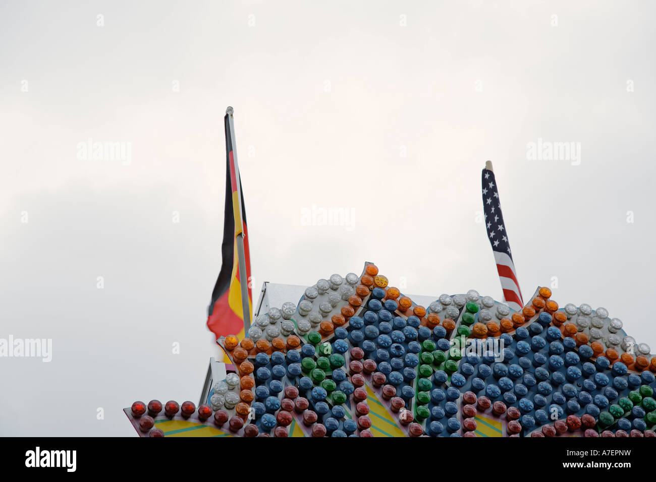 Fairground carousel roundabout flag hi-res stock photography and images ...