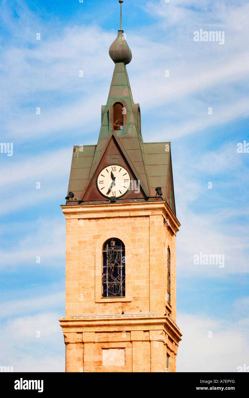 Israel Jaffa The Old clock tower in Jaffa Clock Square Stock Photo - Alamy