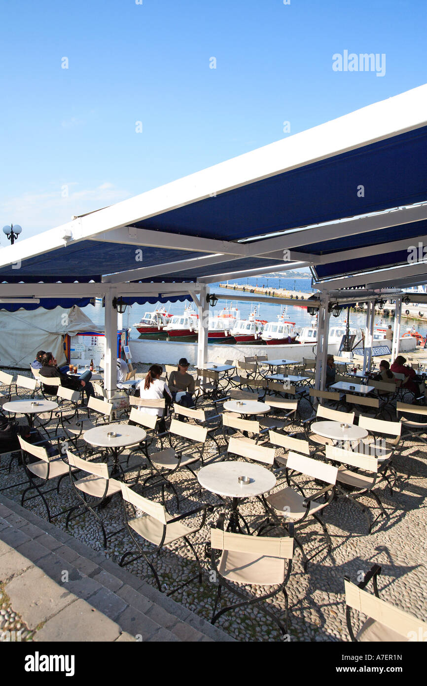 Spetses dapia port hi-res stock photography and images - Alamy