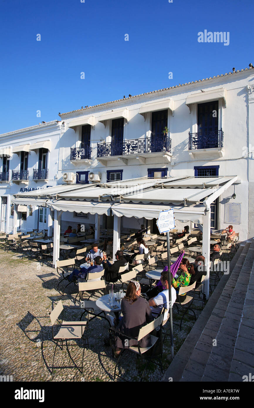 Spetses dapia port hi-res stock photography and images - Alamy