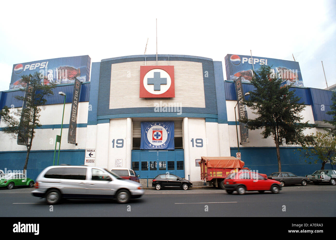 Mexico, North America. Estadio Cruz Azul, stadium Stock Photo - Alamy