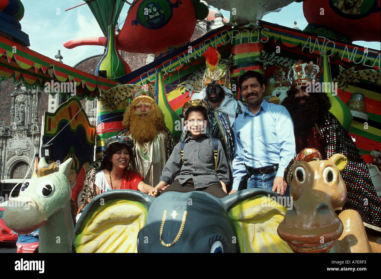 Mexico. The fiesta of the Reyes Magos or Magic Kings Stock Photo - Alamy