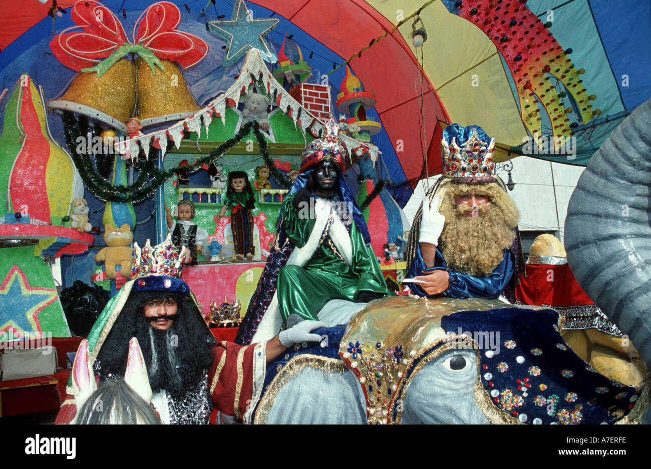 Mexico. The fiesta of the Reyes Magos or Magic Kings Stock Photo - Alamy