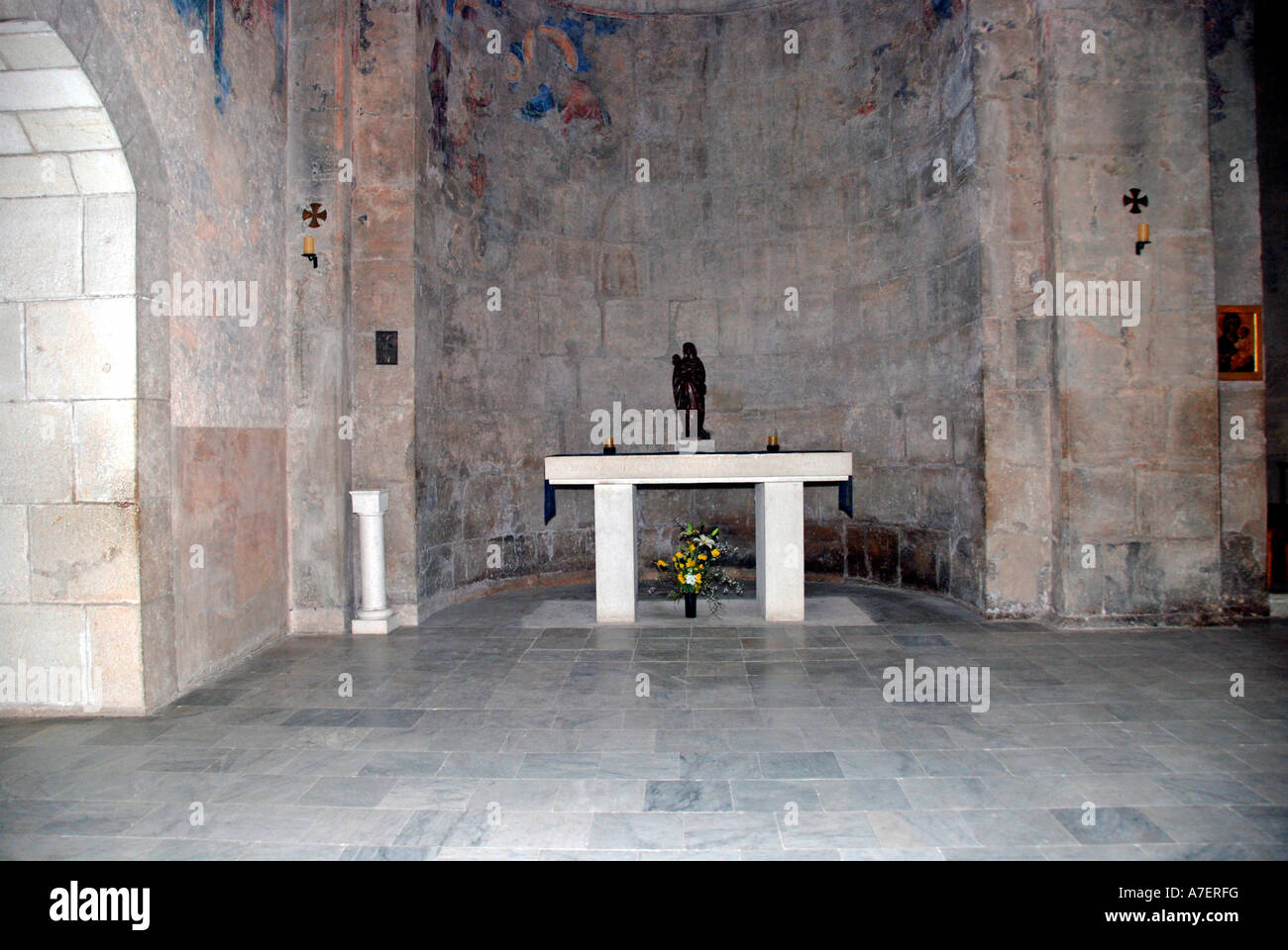 Israel Abu Ghosh an Israeli Arab village west of Jerusalem Stock Photo ...