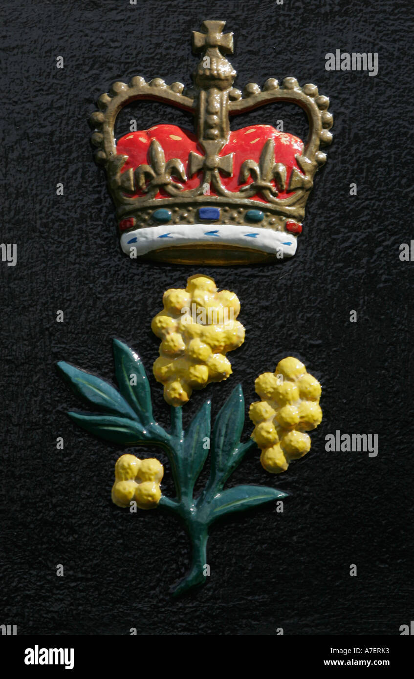 The Governor General's coat of arms outside the Australian Government ...