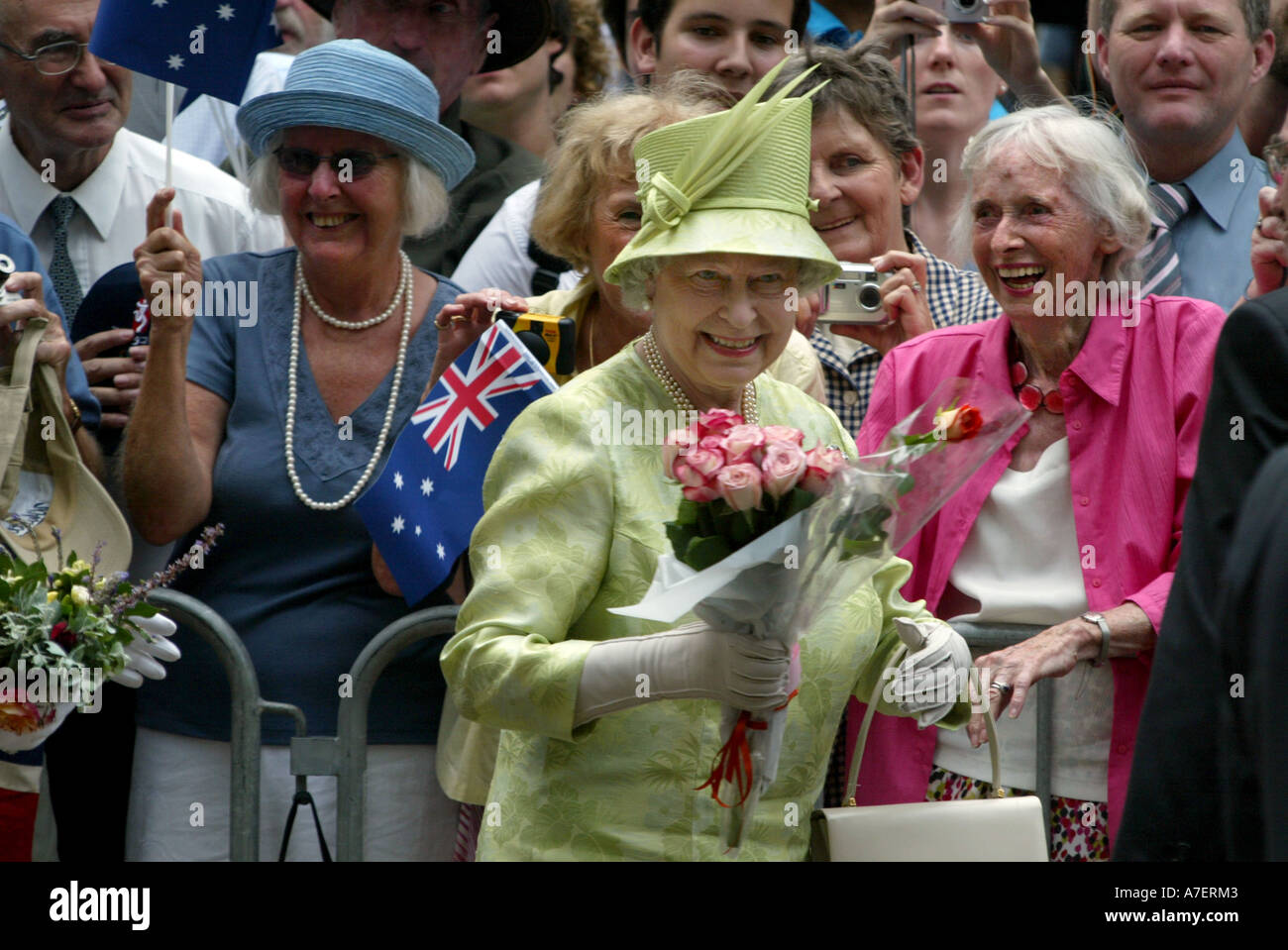Elizabeth II Queen of England Sydney 13 March 2006 Stock Photo - Alamy
