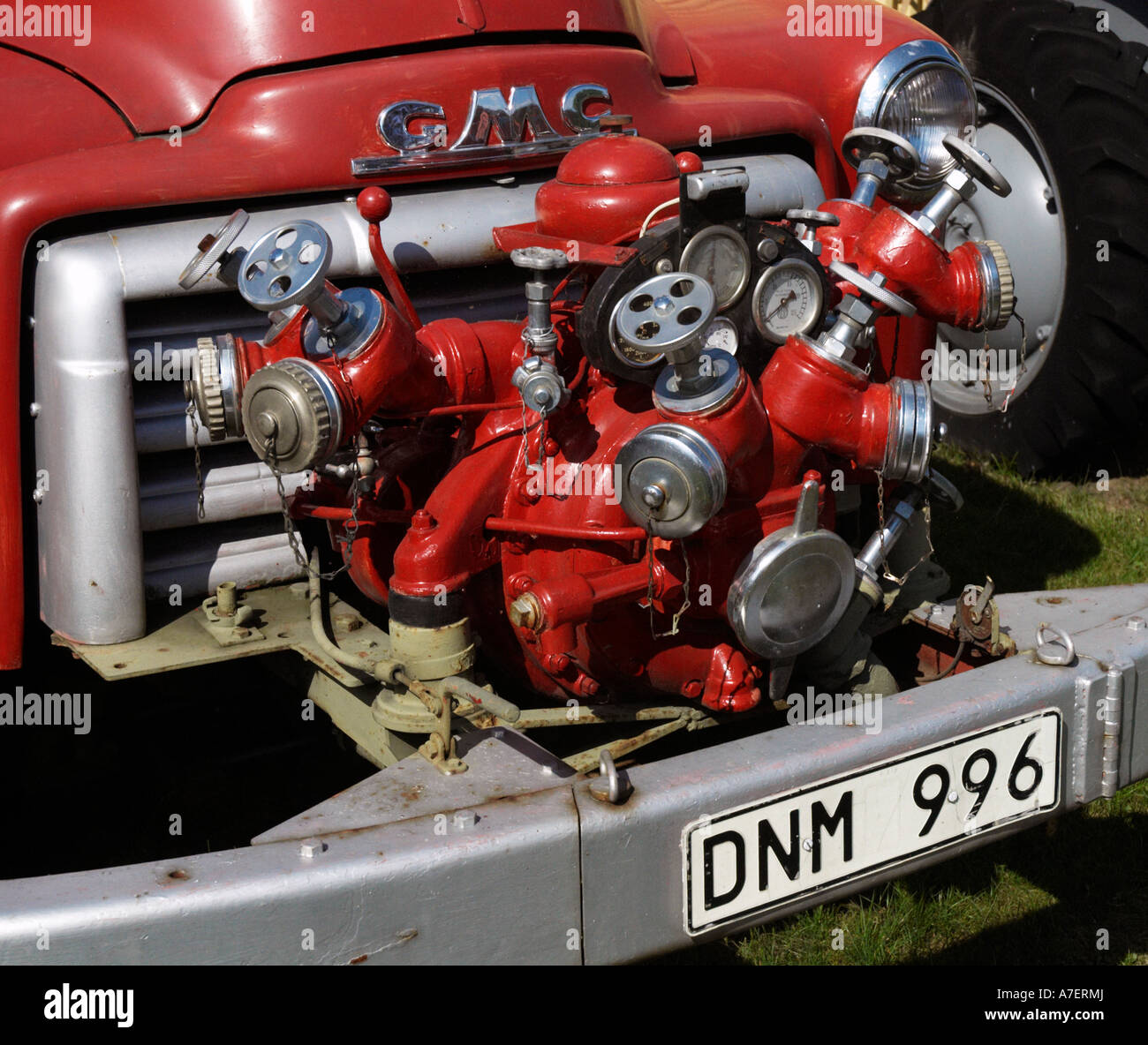 Old fire engine Stock Photo - Alamy