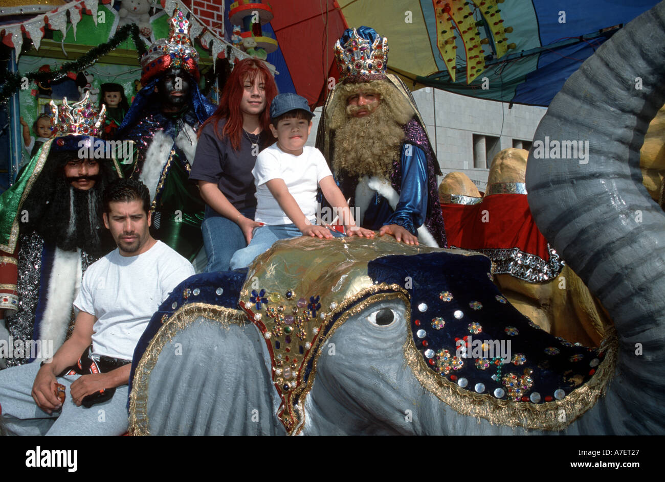 Mexico. The fiesta of the Reyes Magos or Magic Kings Stock Photo - Alamy