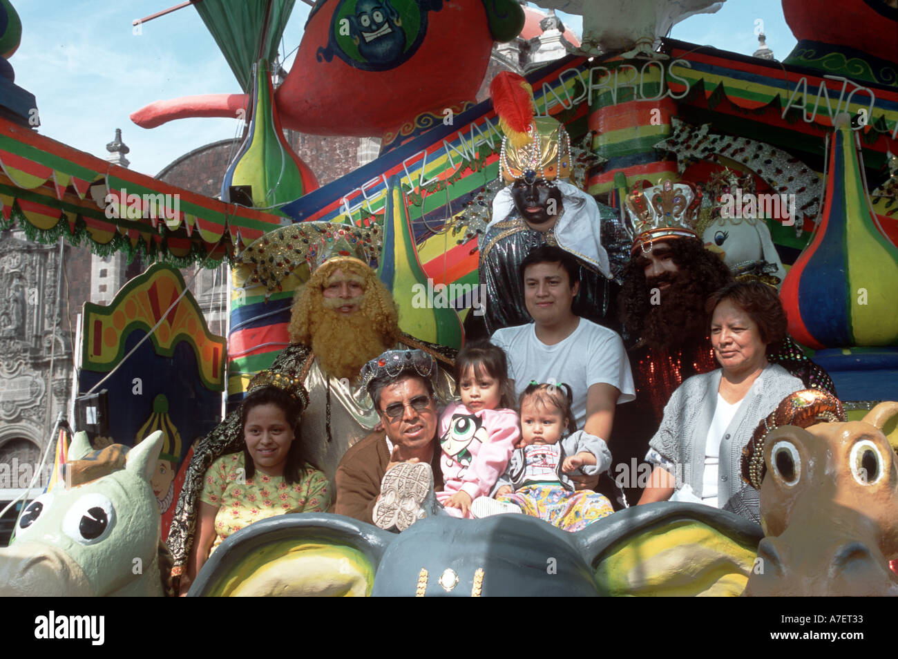 Mexico. The fiesta of the Reyes Magos or Magic Kings Stock Photo - Alamy