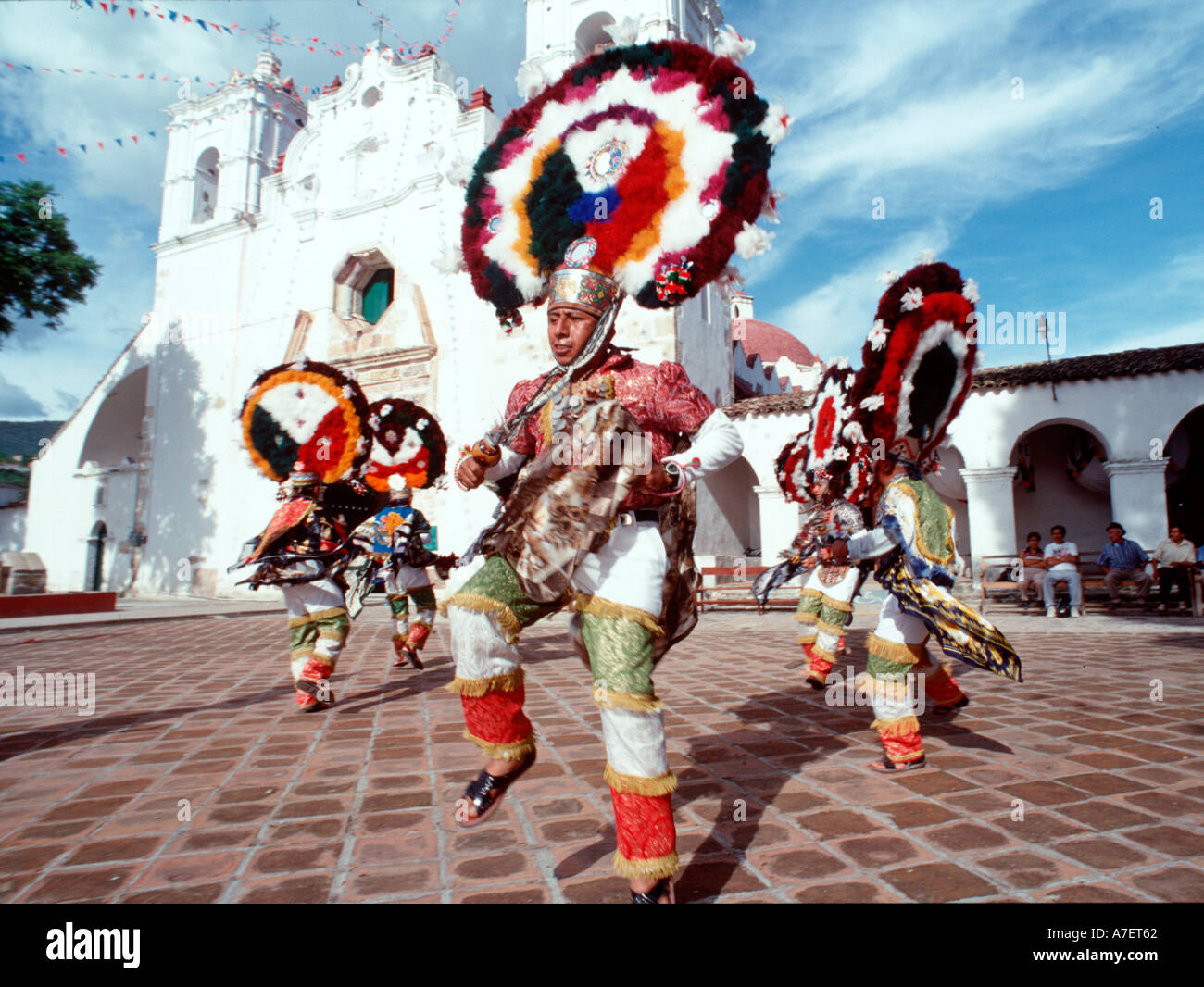 Mexico, Oaxaca, Teotitlan del Valle, fiesta of the Zapotec Indian ...