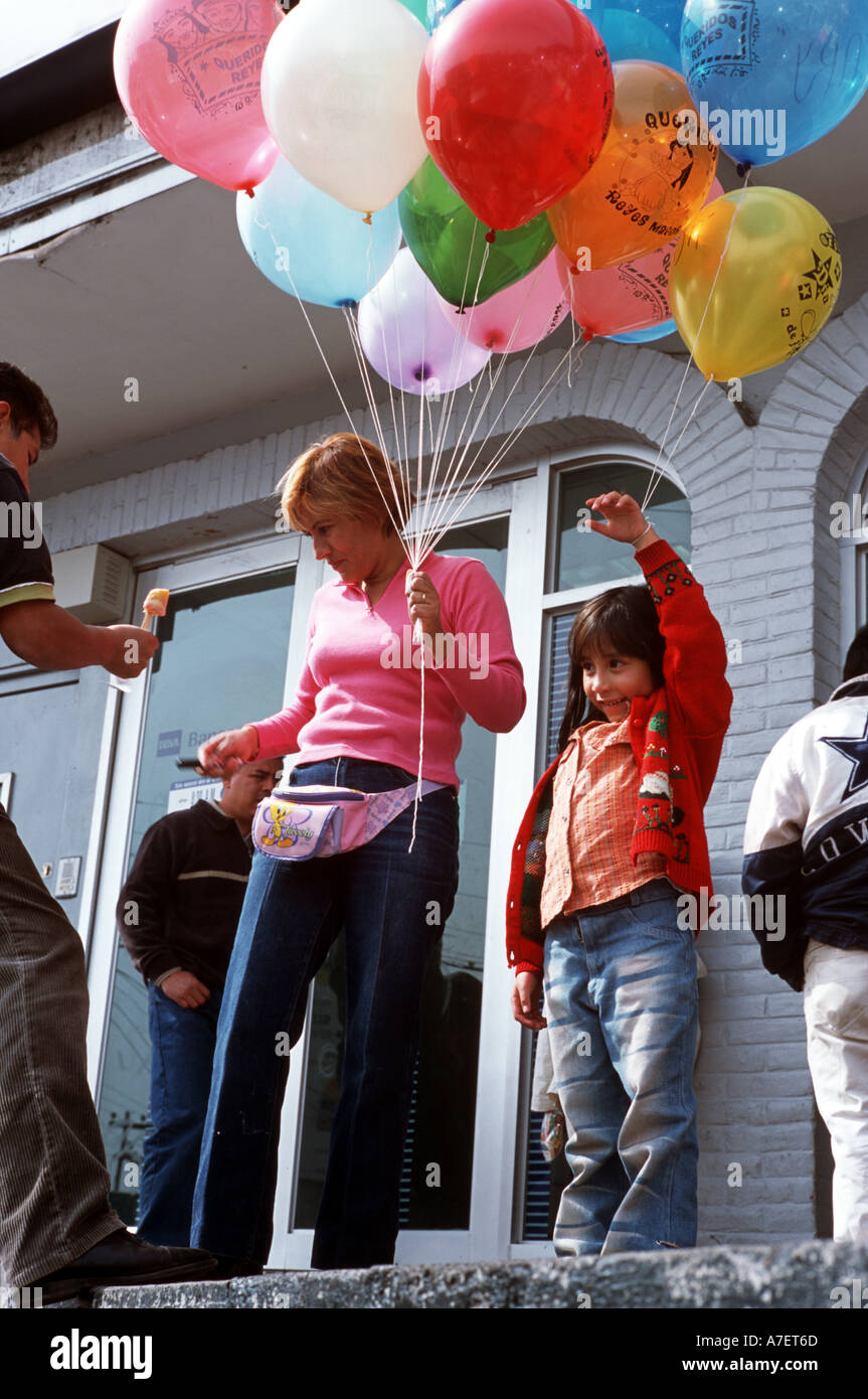 Mexico, North America. The fiesta of the Reyes Magos or Magic Kings ...