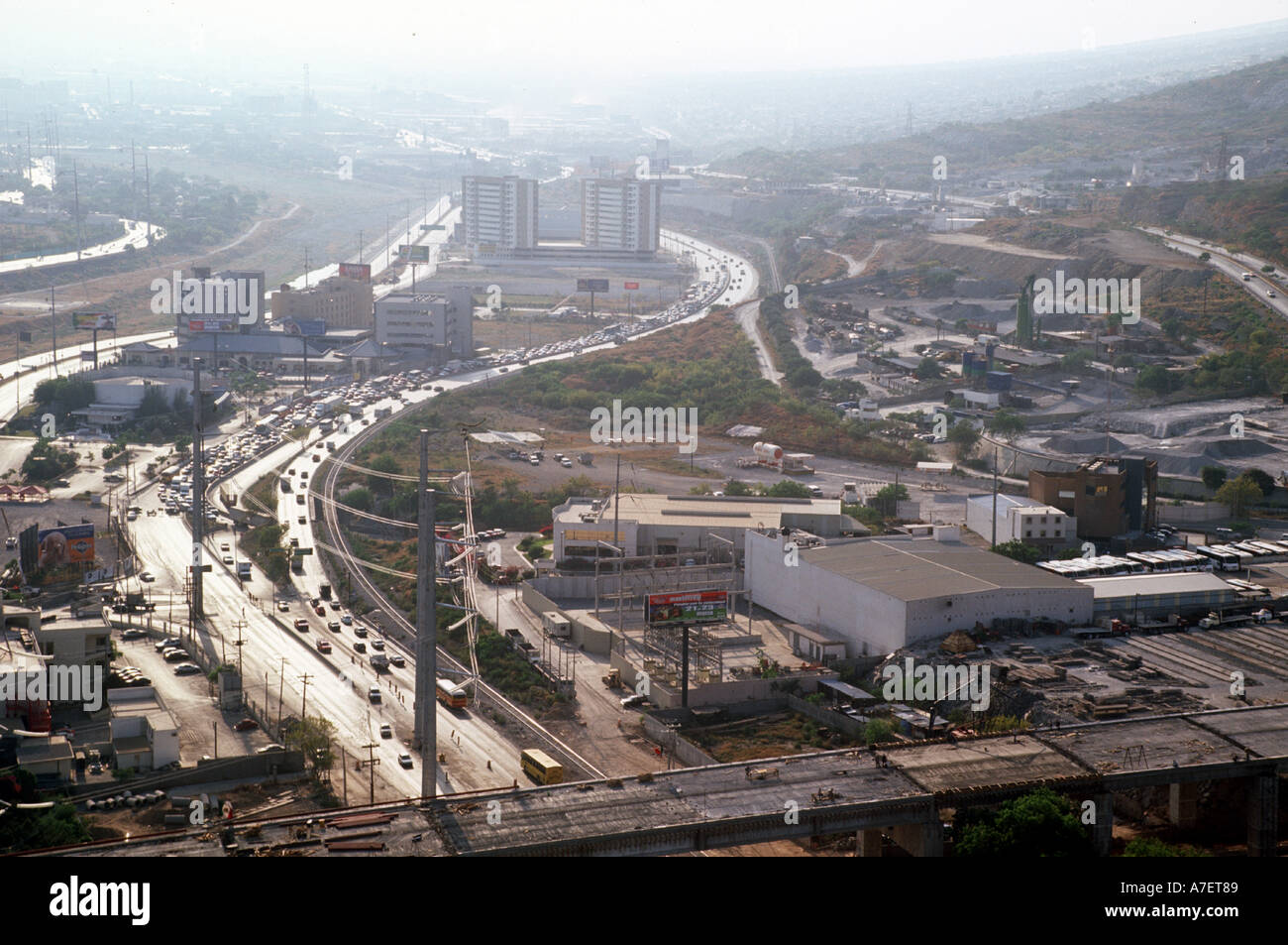 Mexico, Nuevo Leon, Monterrey, North America. Mexican boomtown of ...