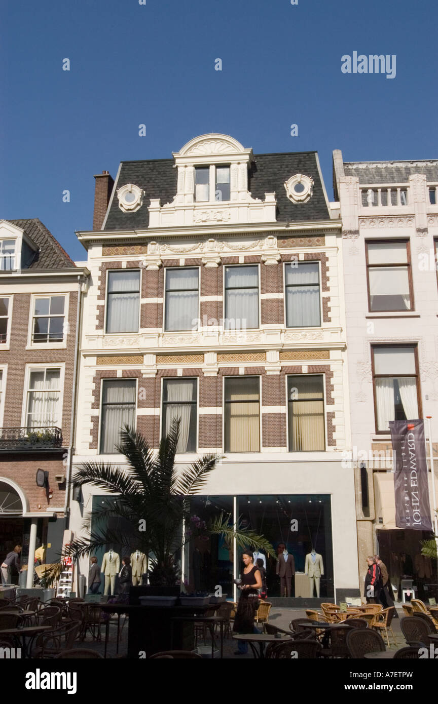Open air coffee bars restaurants on the Plaats square in Den Haag The ...