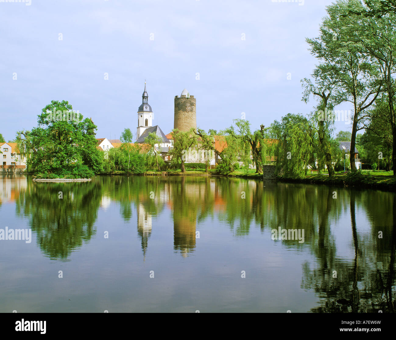 Triptis near Gera Thuringia Germany Stock Photo - Alamy