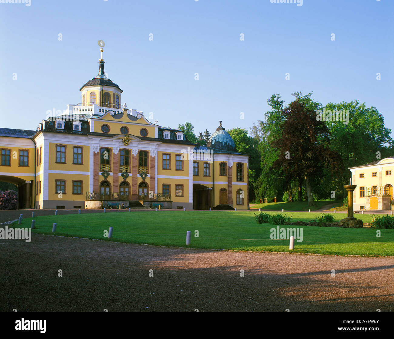 Belvedere castle Weimar Thuringia Germany Stock Photo - Alamy